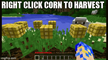 [1.8] One Command - Grow-able Corn and Edible Popcorn V4 Minecraft Map
